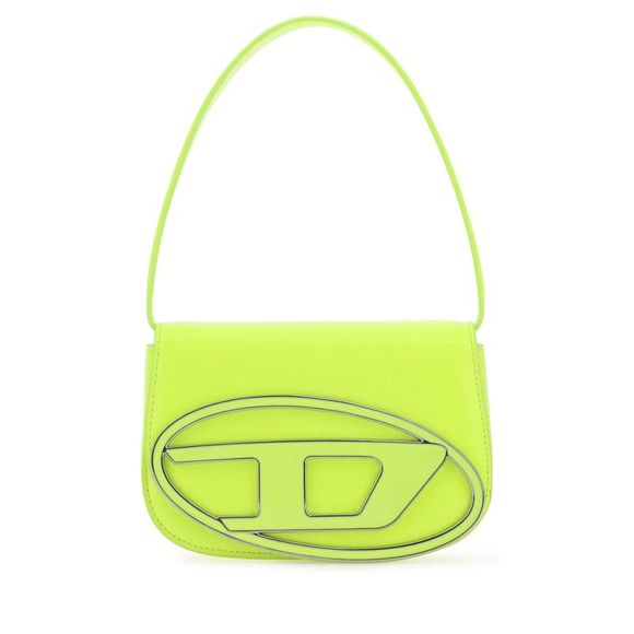 Diesel | Bags | Diesel Fluo Yellow Leather Dr Shoulder Bag | Poshmark